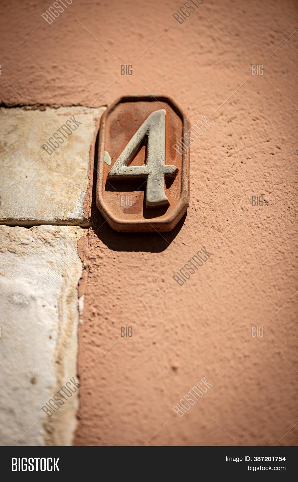 Close- House Number 4 Image & Photo (Free Trial) | Bigstock