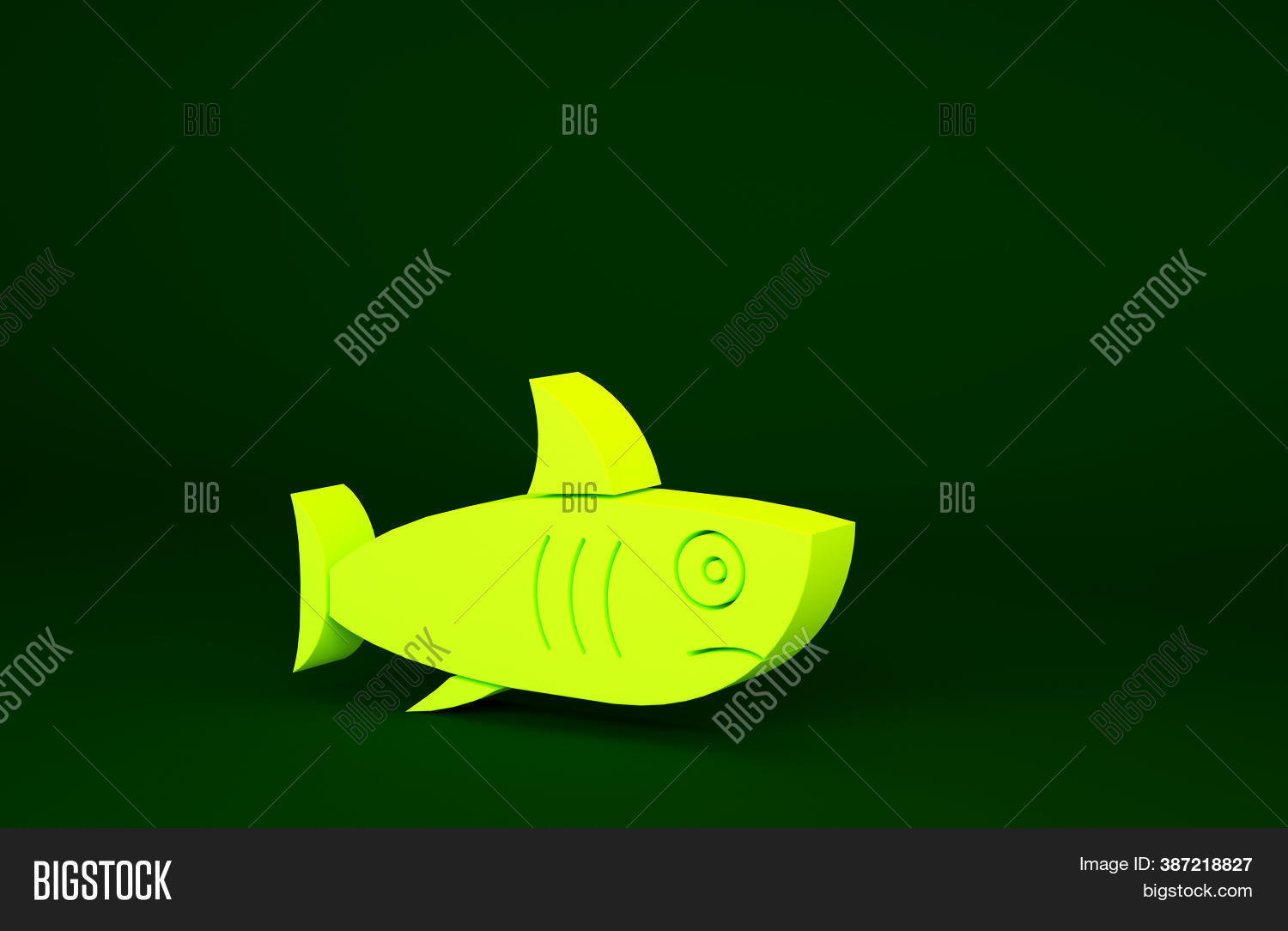 Yellow Shark Icon Image & Photo (Free Trial) | Bigstock