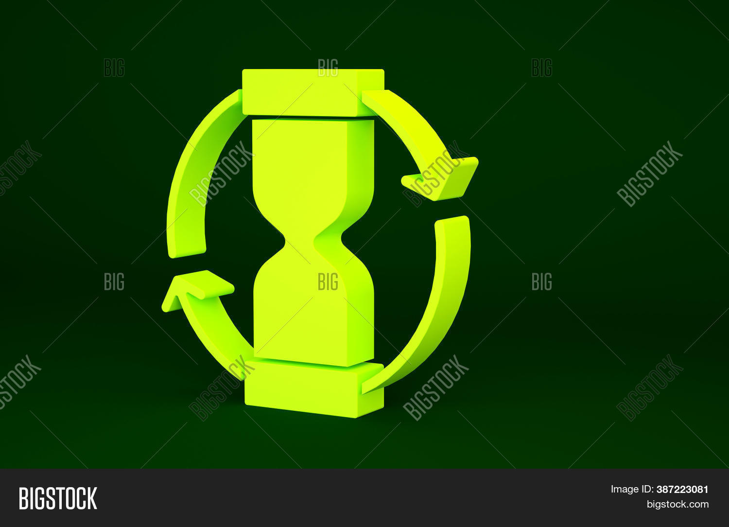 Yellow Old Hourglass Image & Photo (Free Trial) | Bigstock