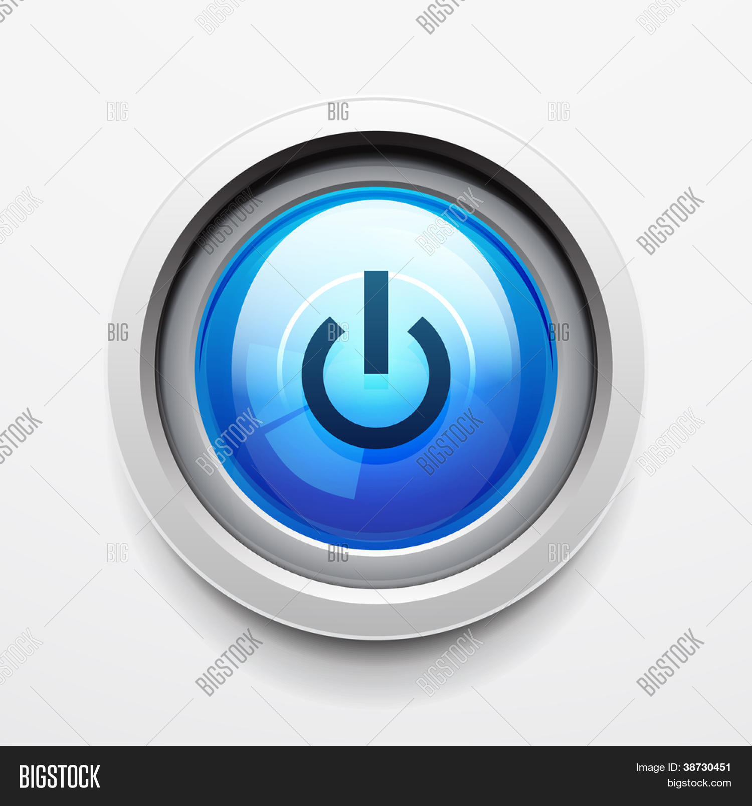 Glossy Power | Start Vector & Photo (Free Trial) | Bigstock