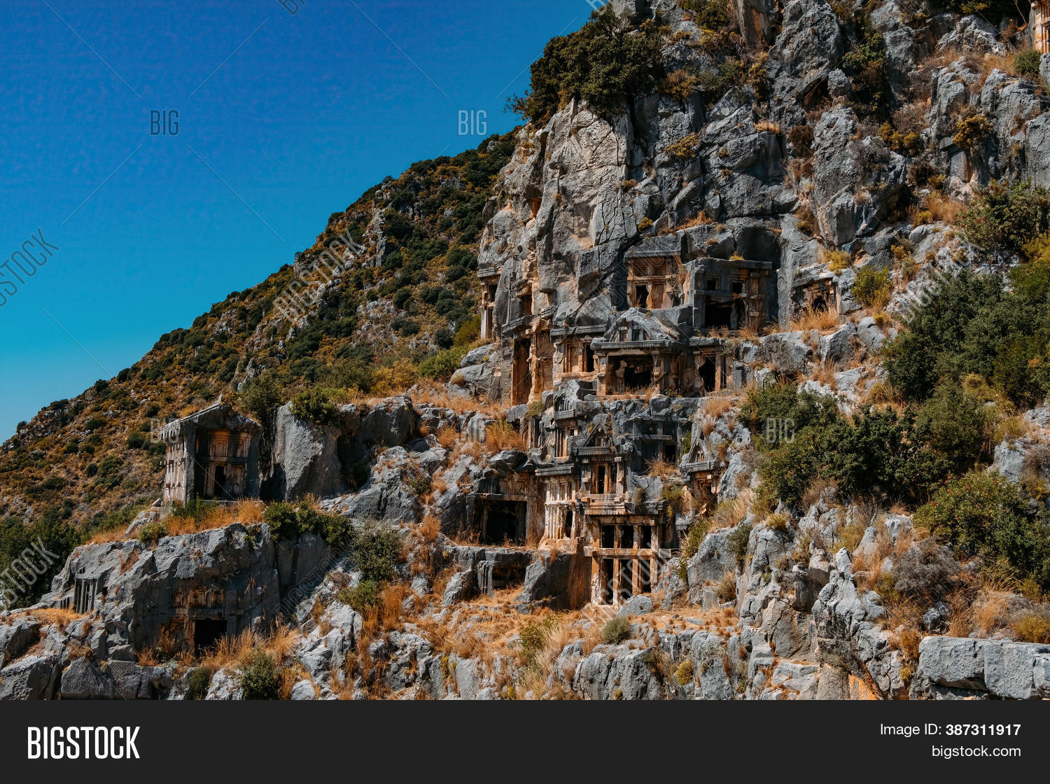 Ancient Lycian Rock Image & Photo (Free Trial) | Bigstock