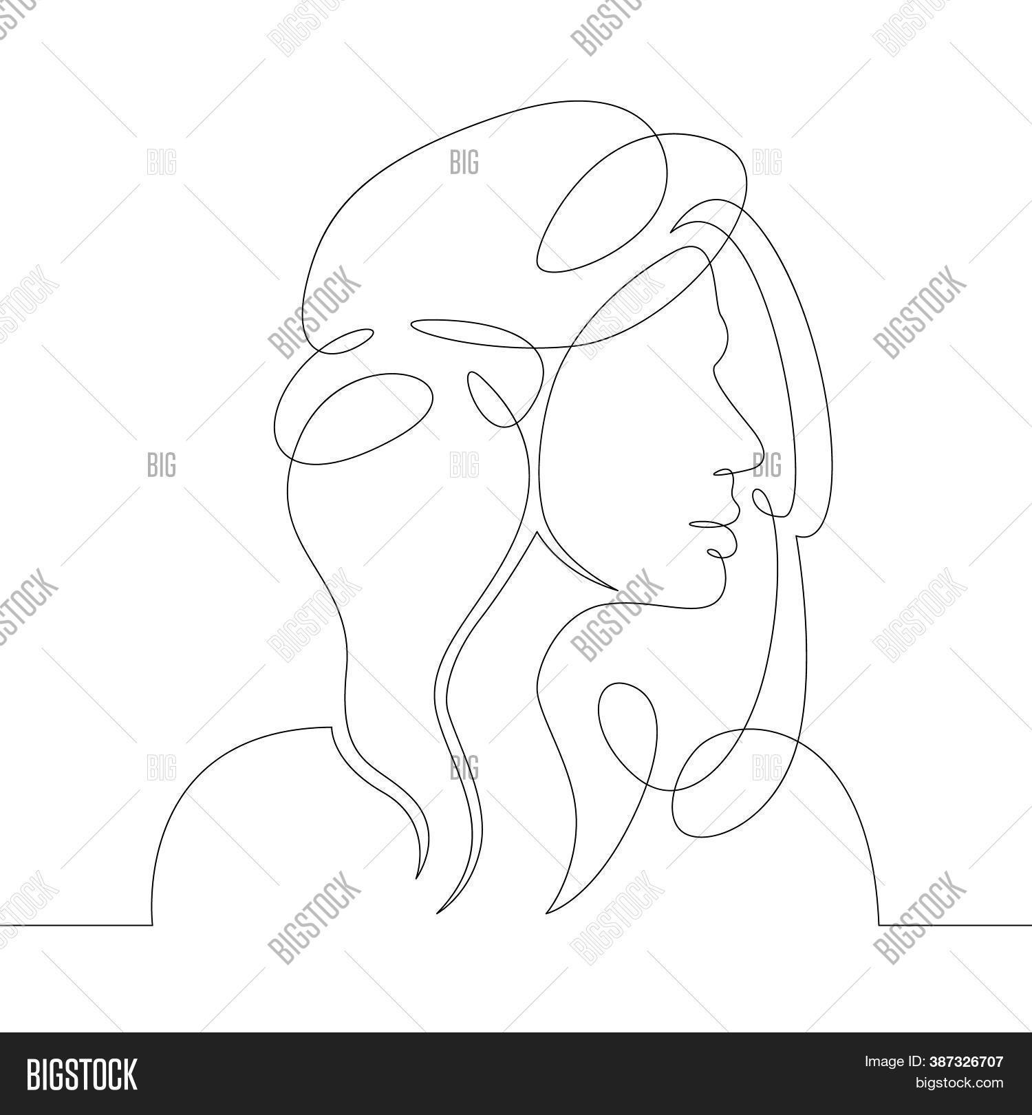 One Continuous Drawing Image & Photo (Free Trial) | Bigstock
