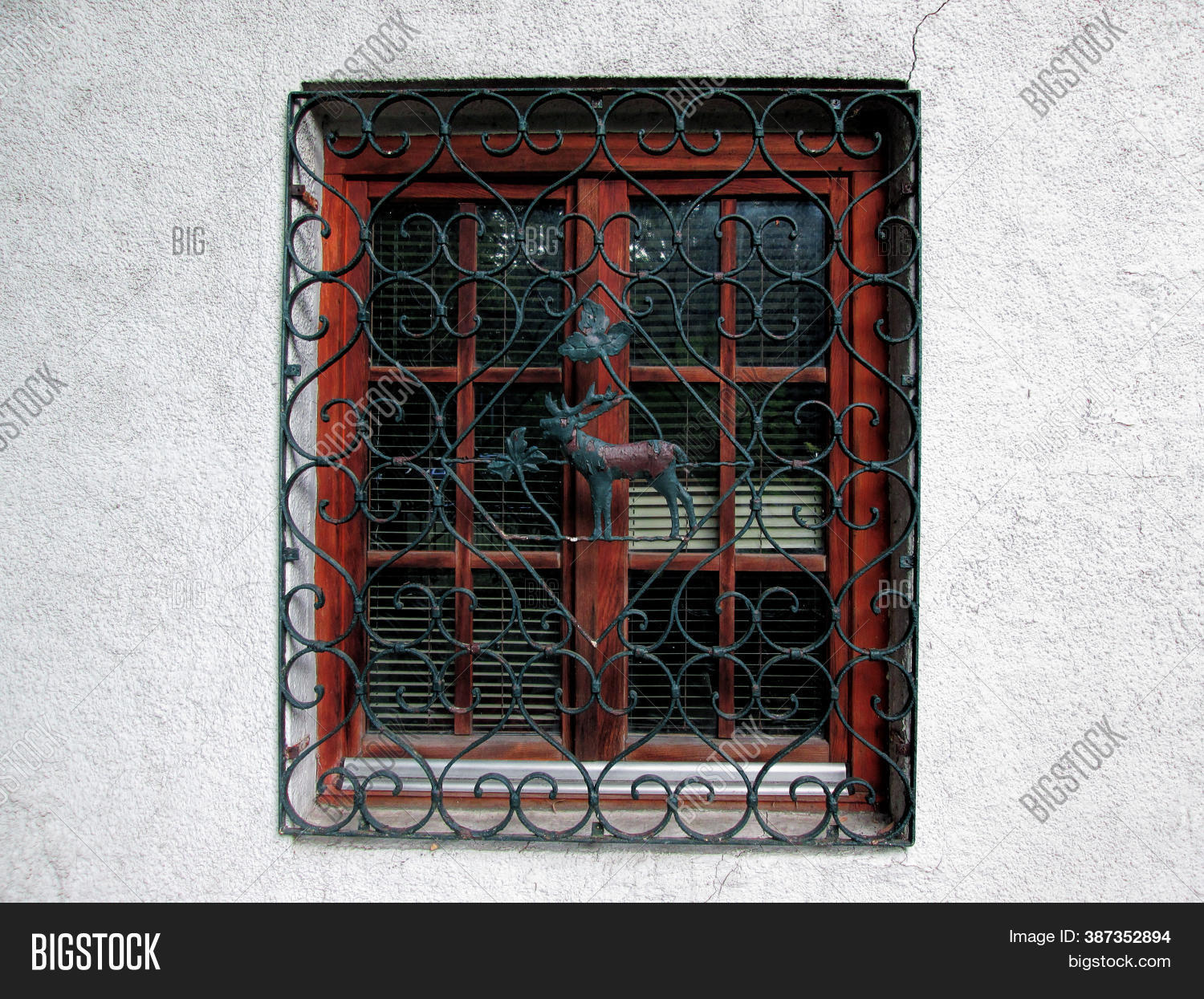 Old Window Metal Grill Image & Photo (Free Trial) | Bigstock