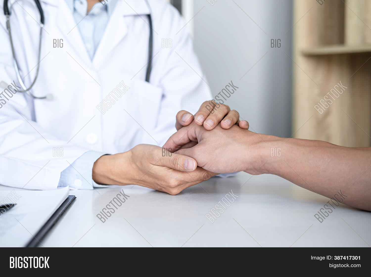 Close Doctor Touching Image & Photo (Free Trial) | Bigstock