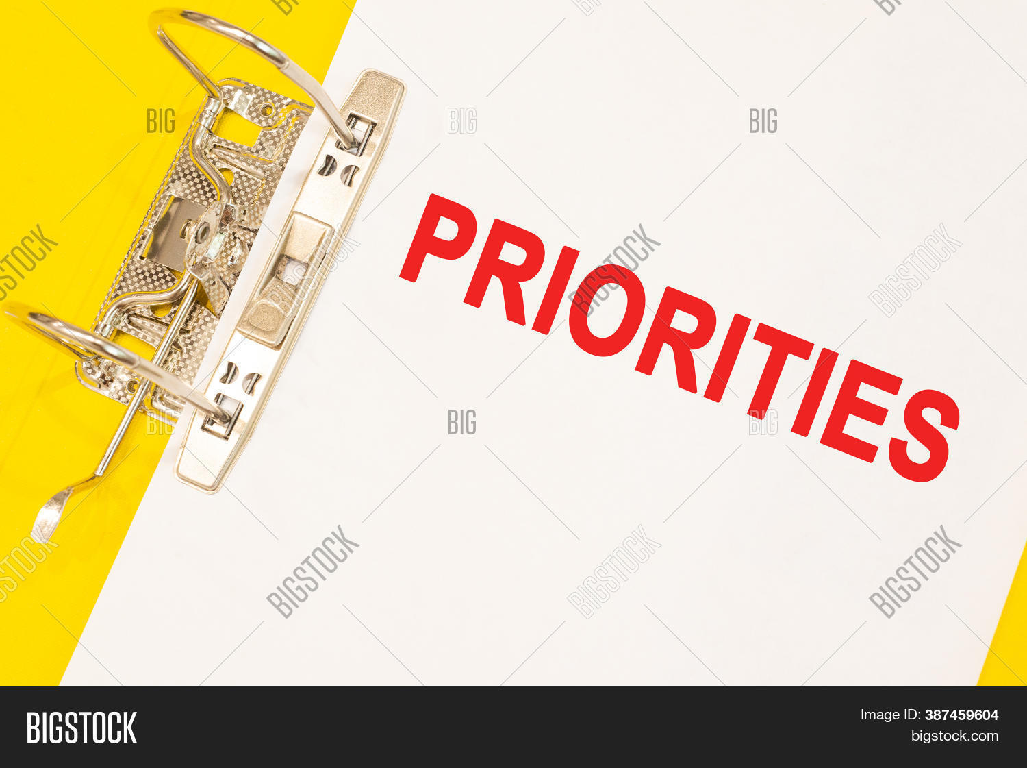 Word Priorities On Image & Photo (Free Trial) | Bigstock