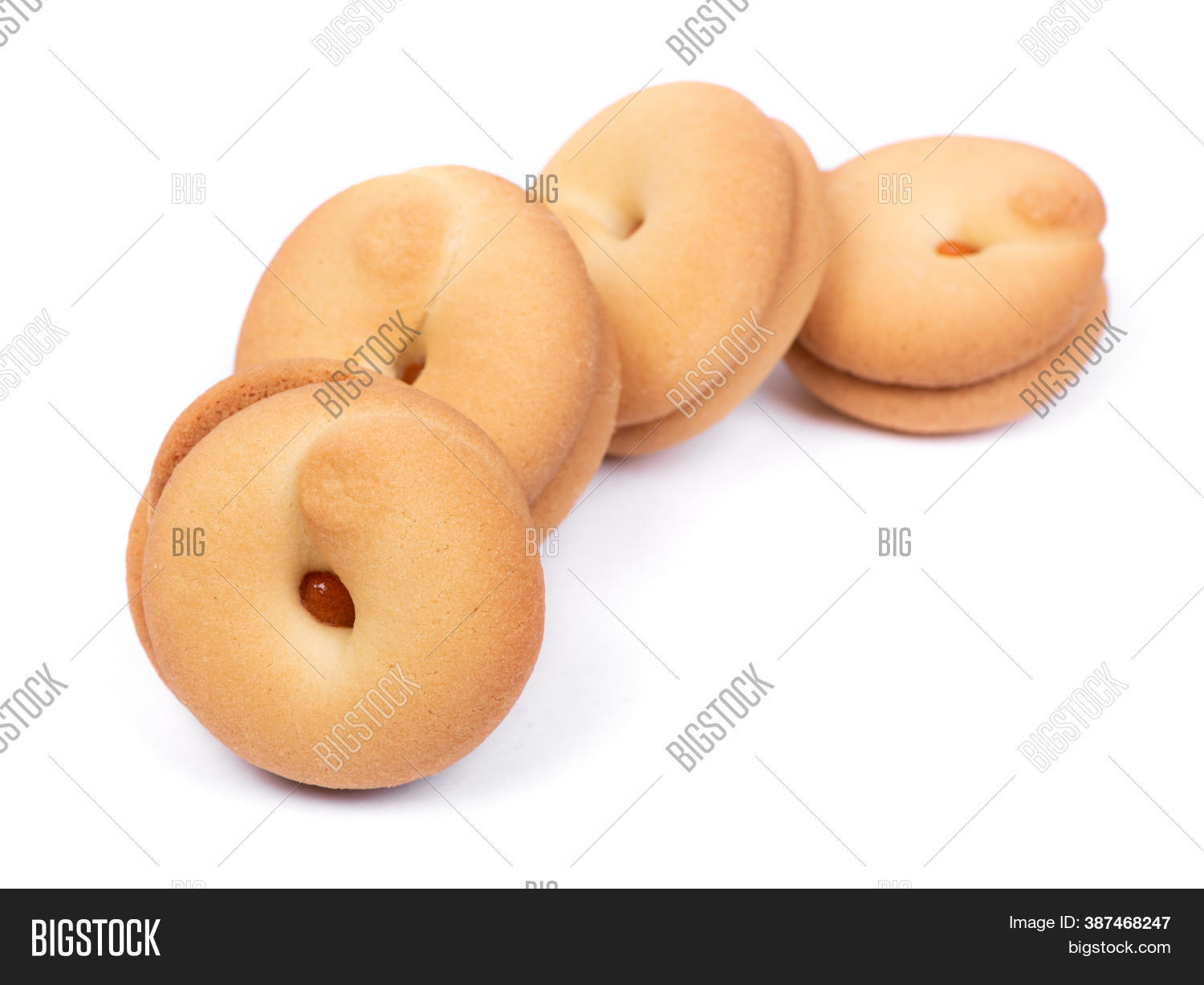 Group Round Biscuit Image & Photo (Free Trial) | Bigstock