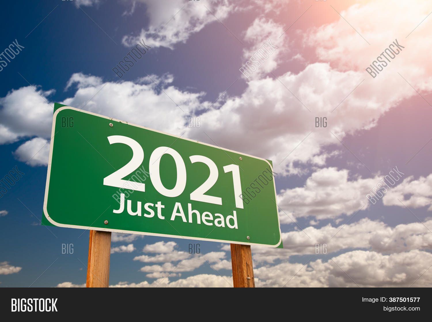 2021 Green Road Sign Image & Photo (Free Trial) | Bigstock