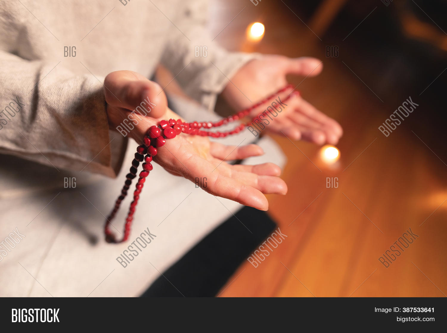 Close- Male Monks Hand Image & Photo (Free Trial) | Bigstock