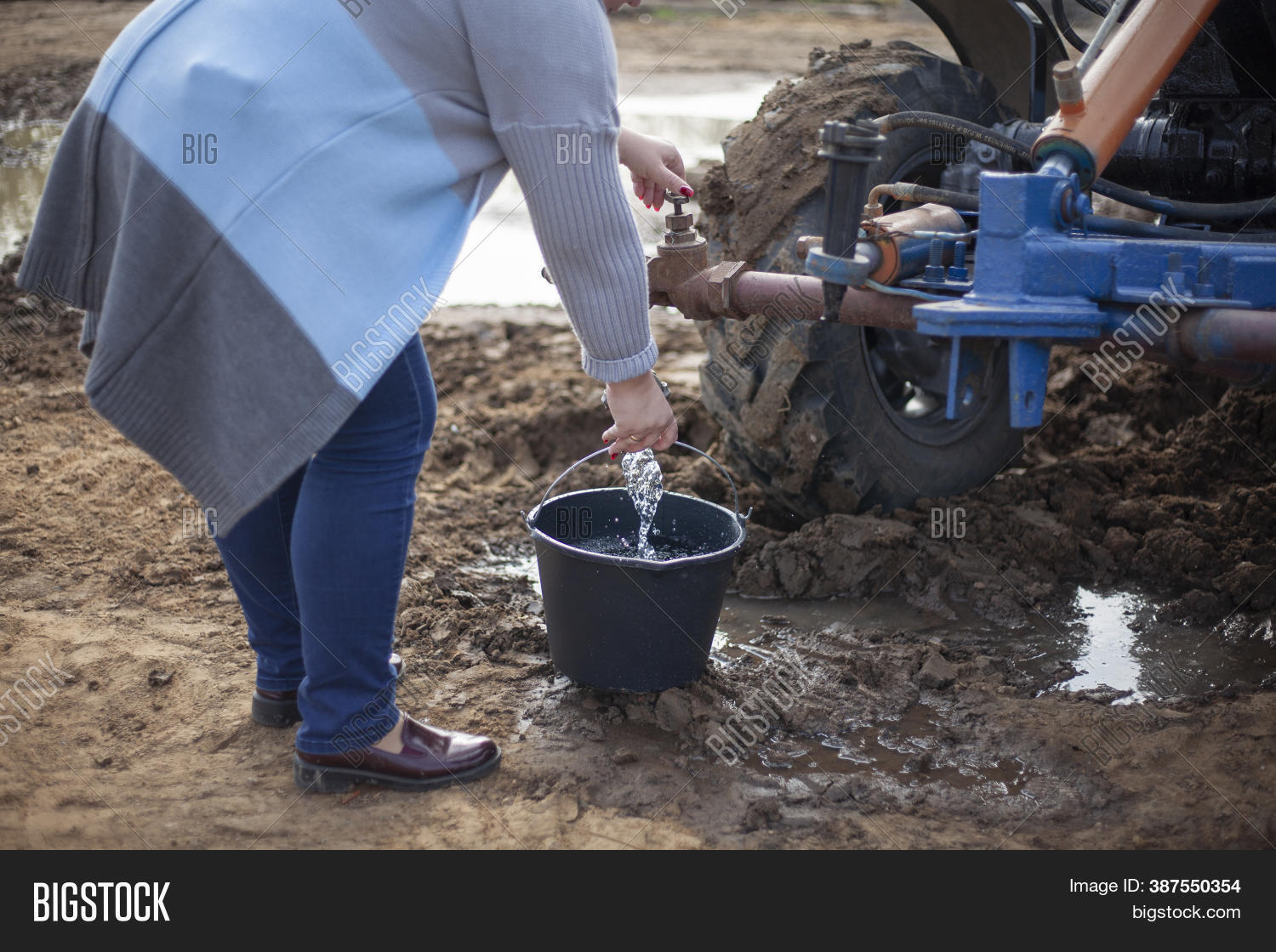 Bucket Water Hands Image & Photo (Free Trial) | Bigstock