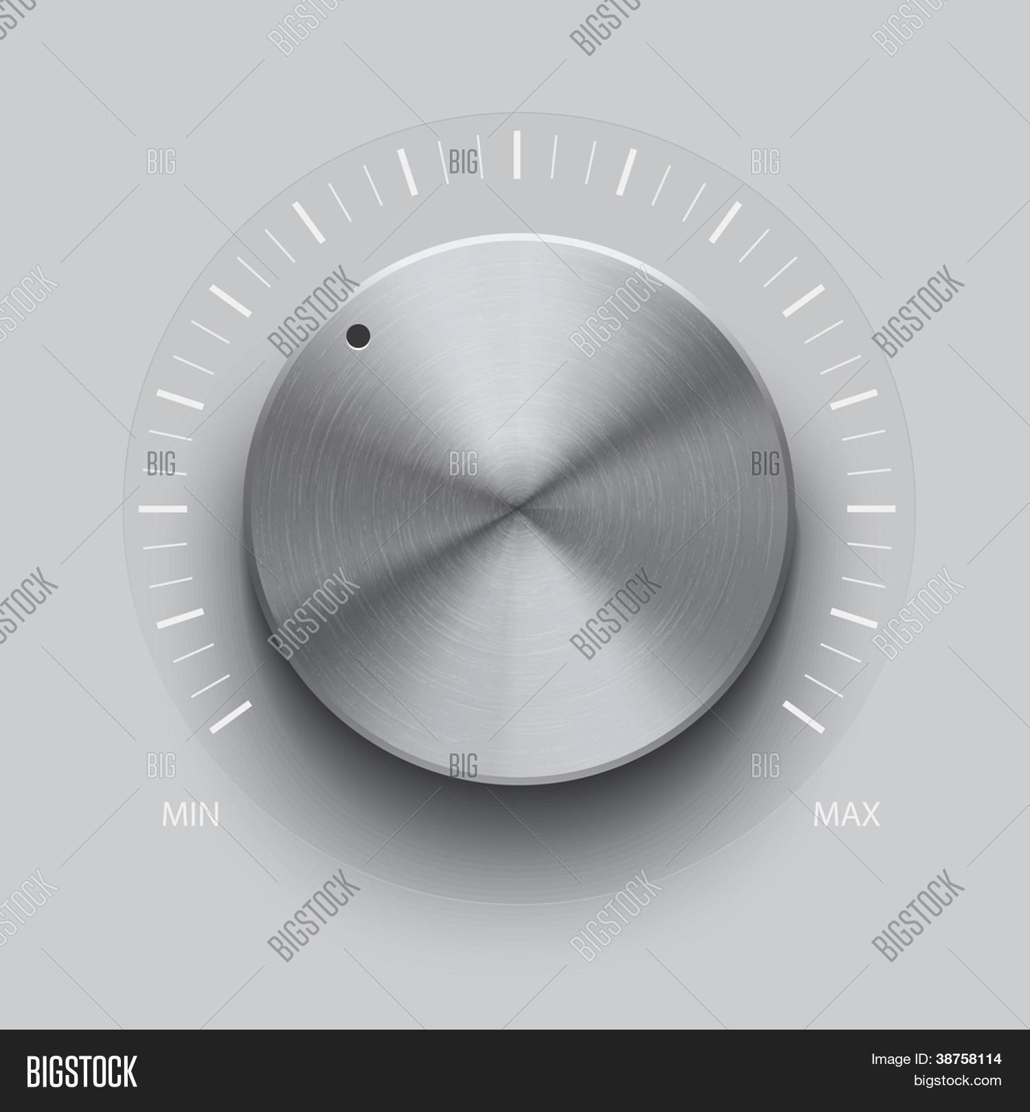 Volume Knob Vector & Photo (Free Trial) | Bigstock
