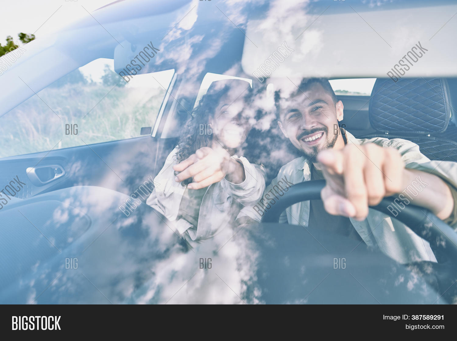 Behind Car Window View Image & Photo (Free Trial) | Bigstock