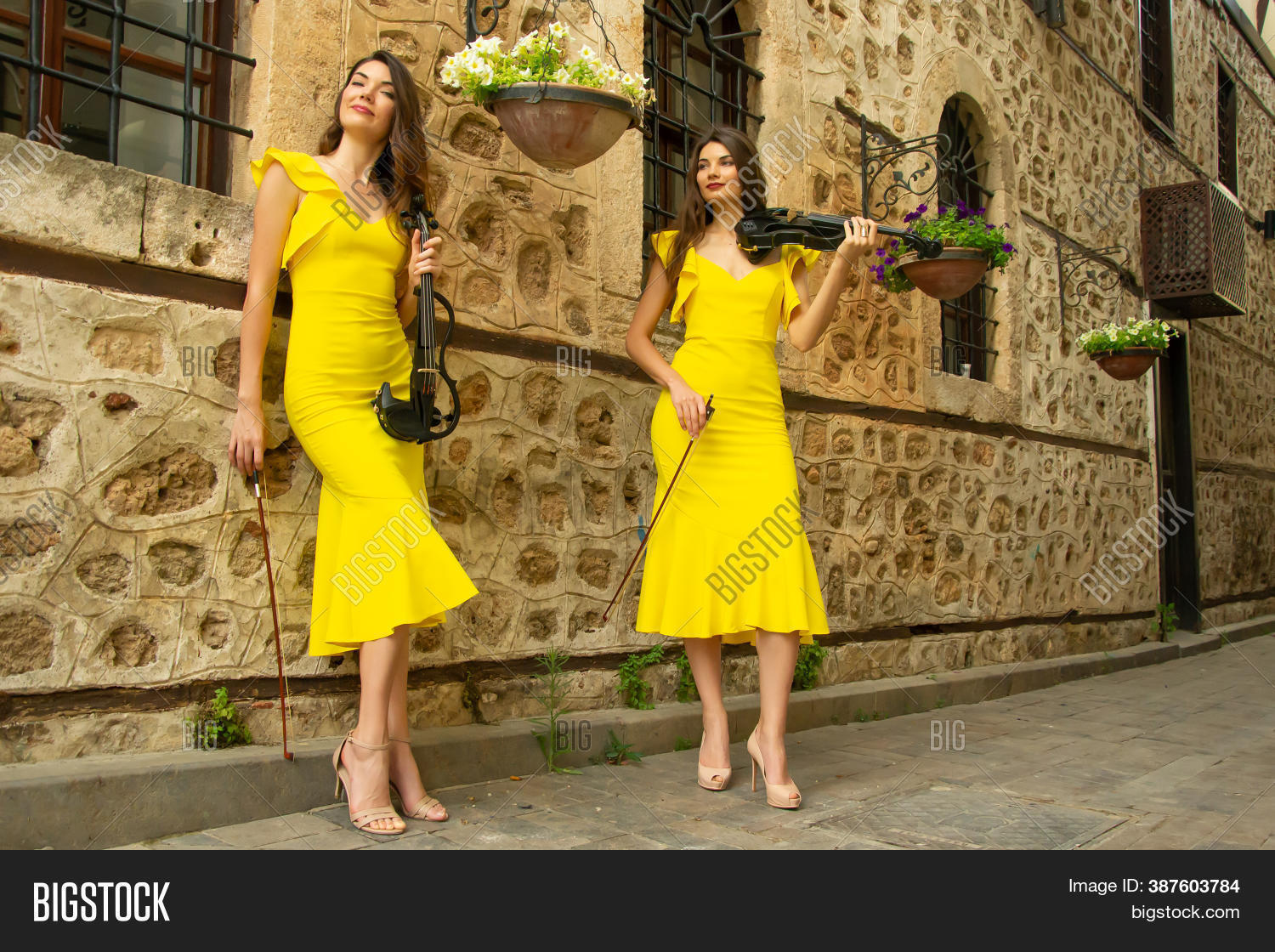 Two Beautiful Twin Image & Photo (Free Trial) | Bigstock