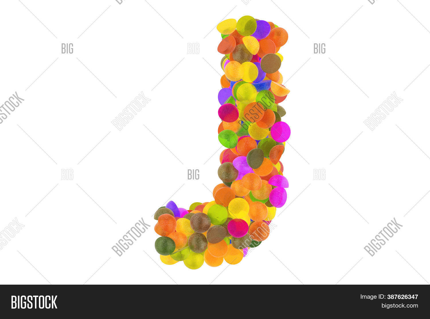 Letter J Colored Image & Photo (Free Trial) | Bigstock