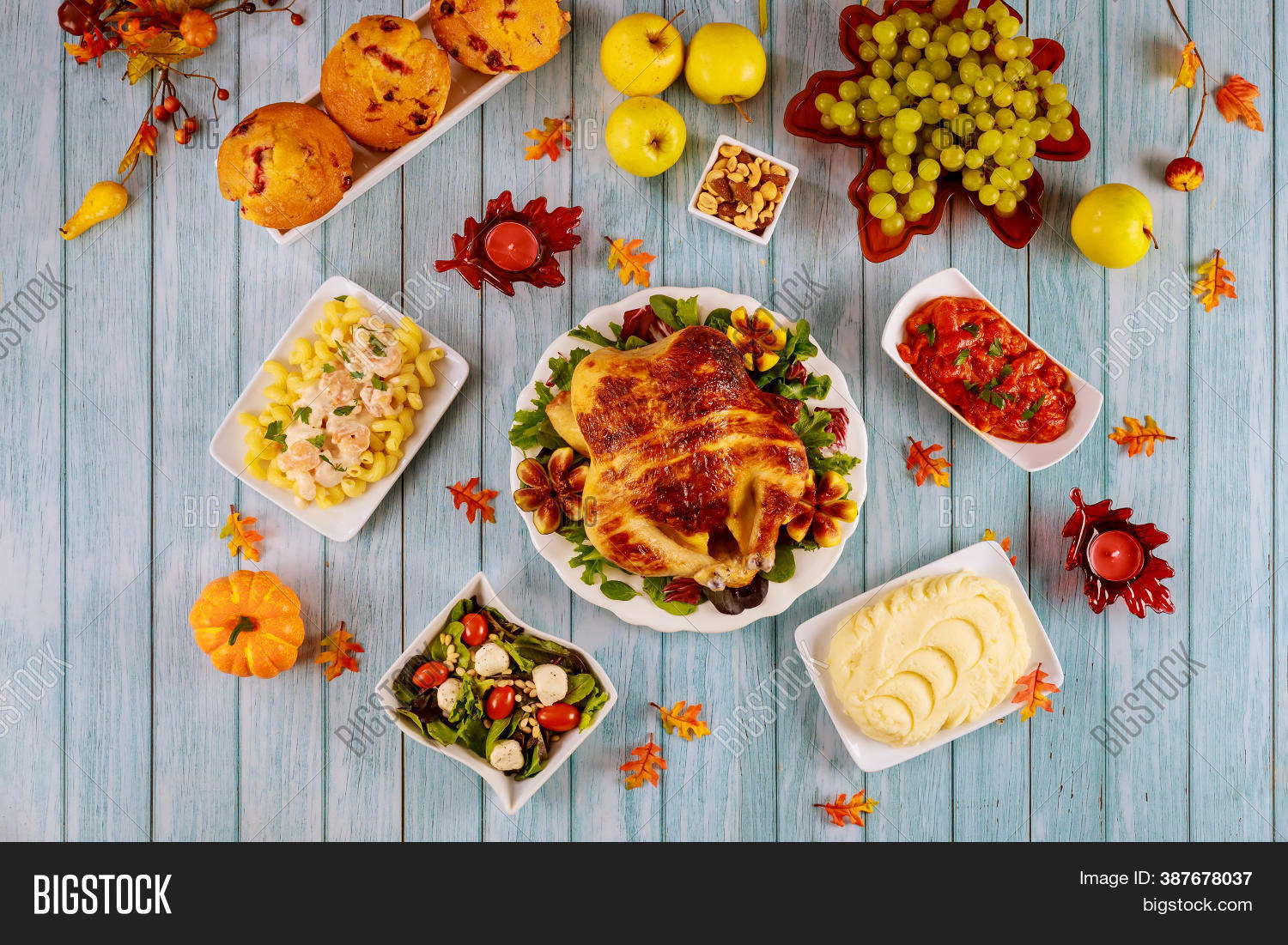 Table Delicious Food Image & Photo (Free Trial) | Bigstock