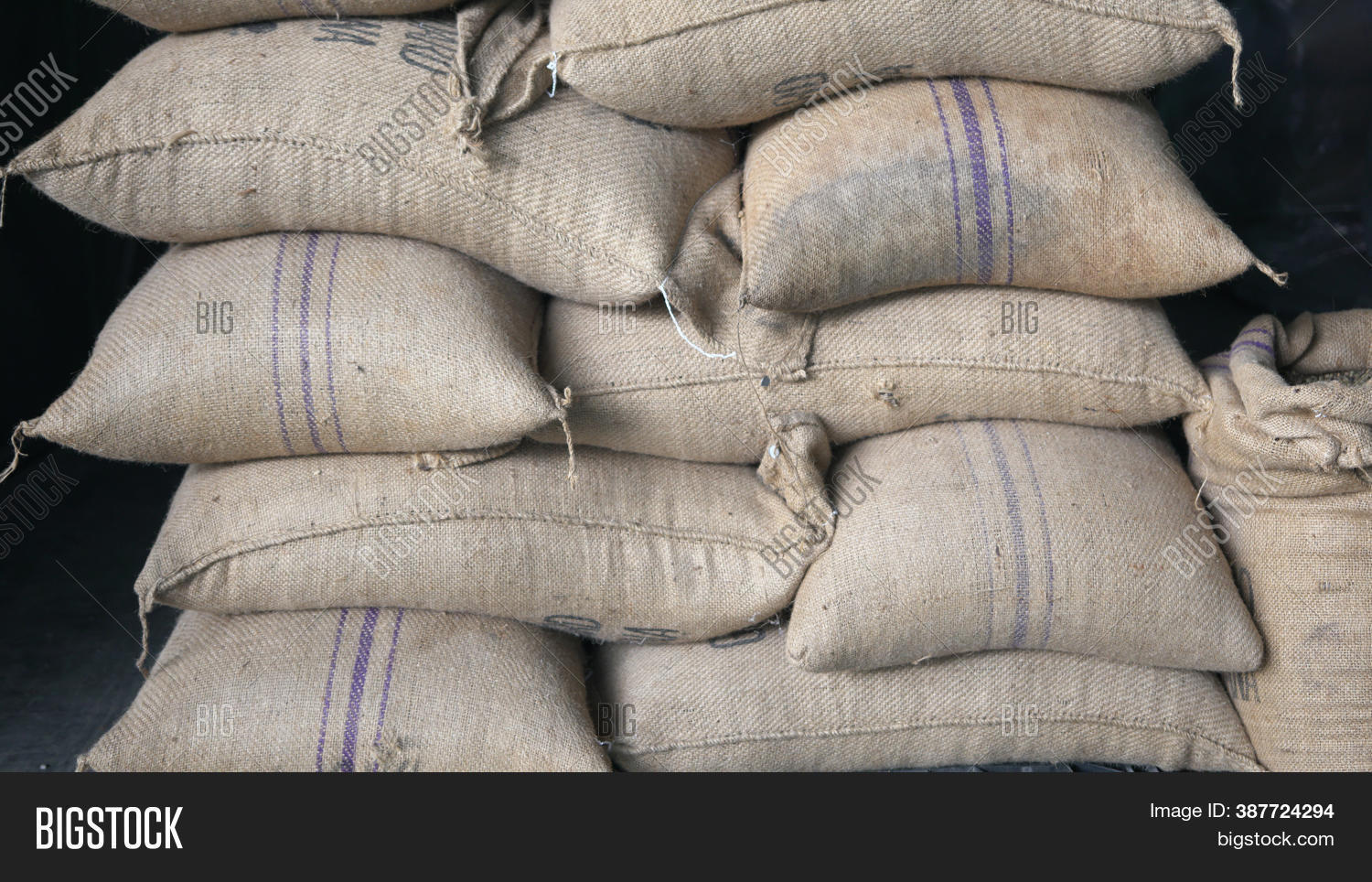 Hemp Sacks Containing Image & Photo (Free Trial) | Bigstock