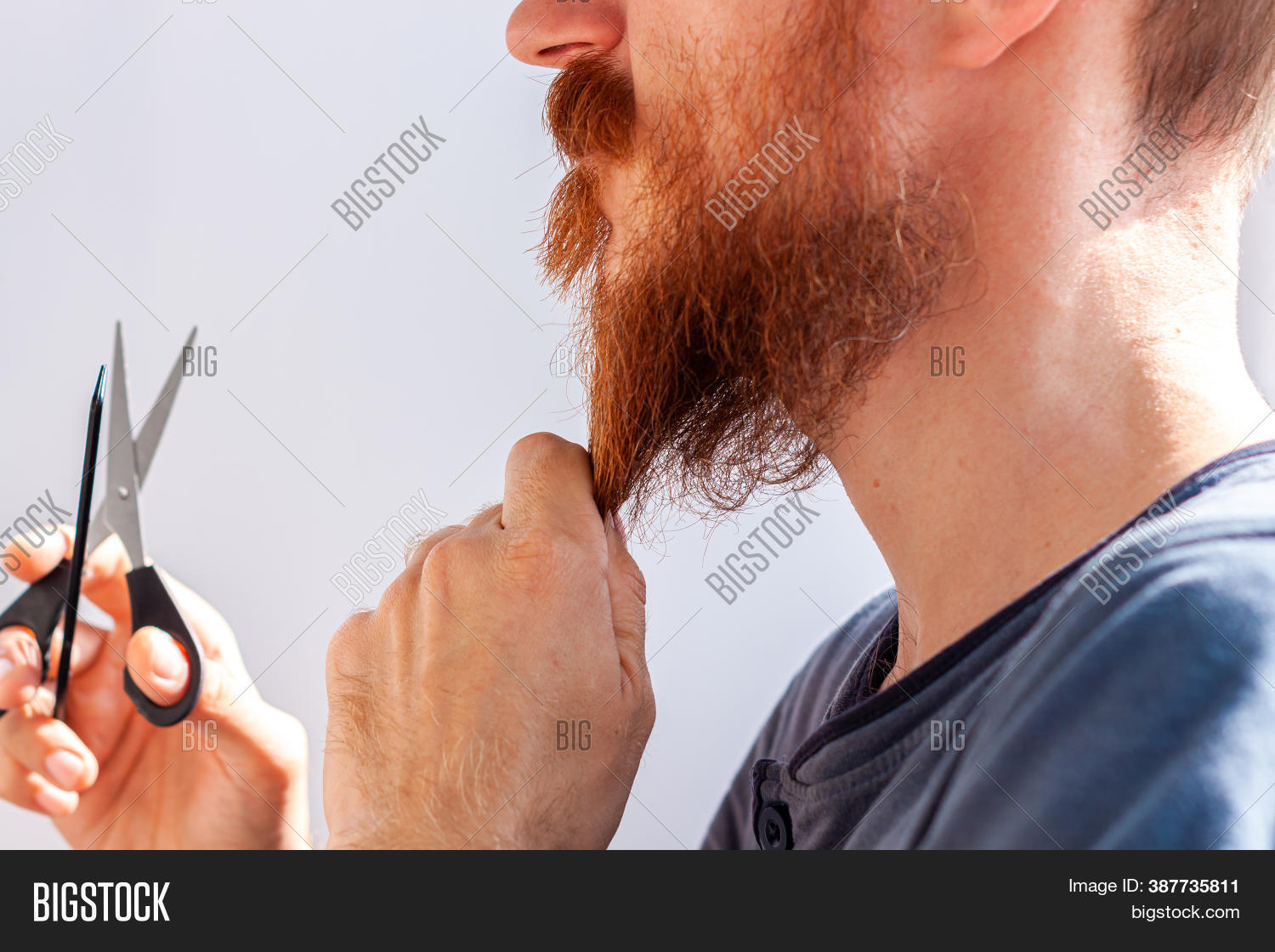 Man Cutting His Own Image & Photo (Free Trial) | Bigstock