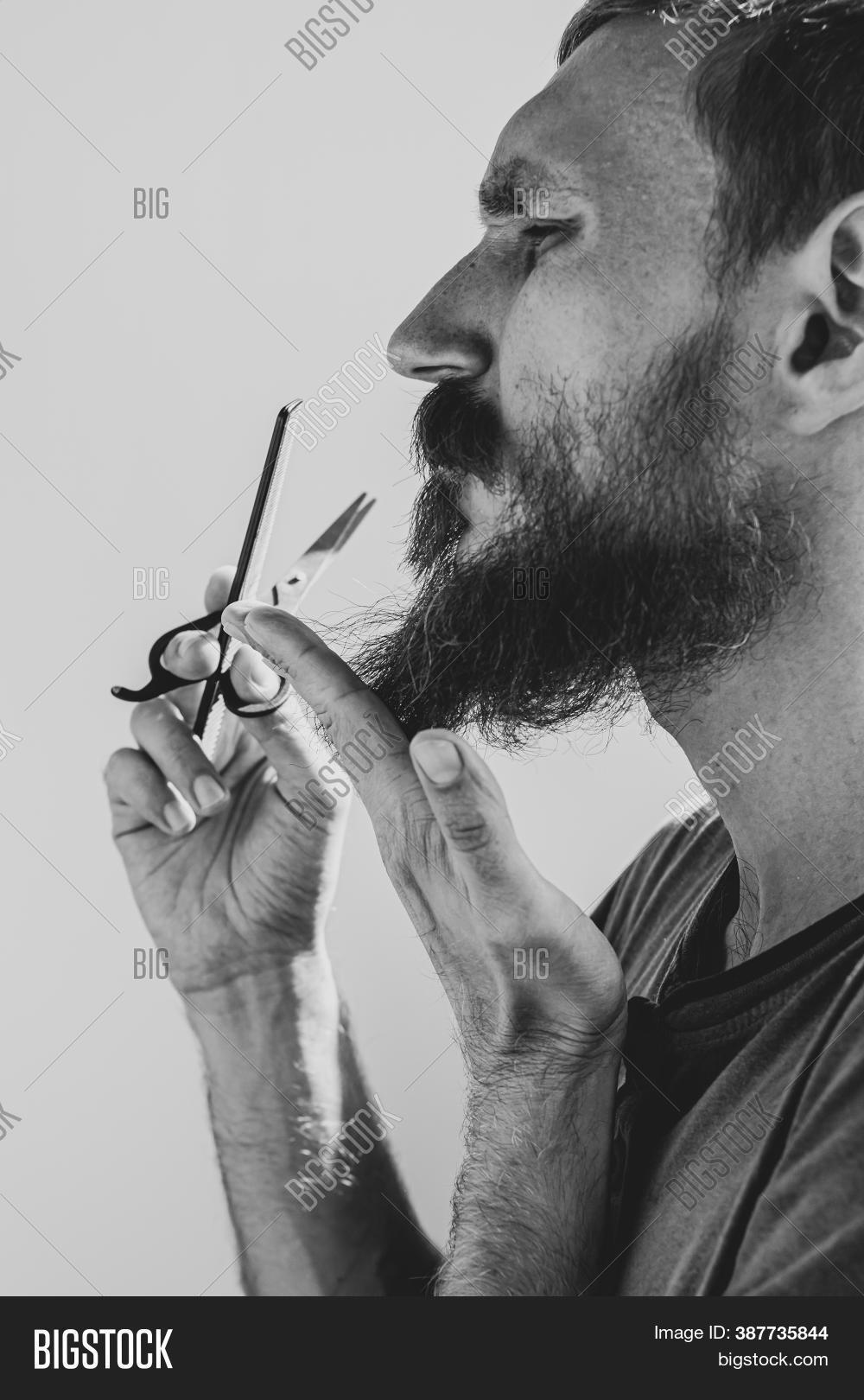 Man Cutting His Own Image & Photo (Free Trial) | Bigstock