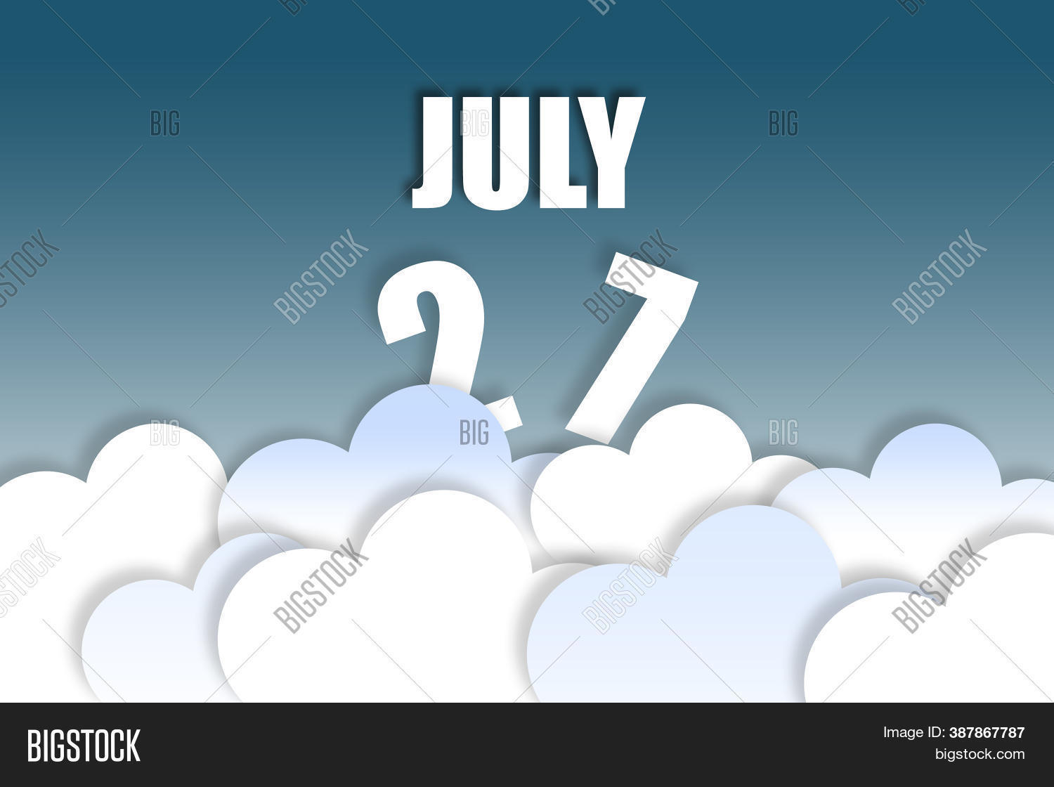 July 27th. Day 27 Image & Photo (Free Trial) | Bigstock