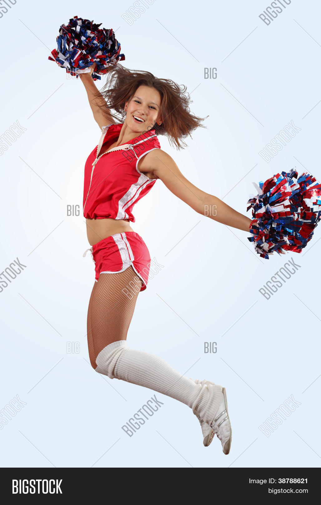 Uniformed Cheerleader Image And Photo Free Trial Bigstock