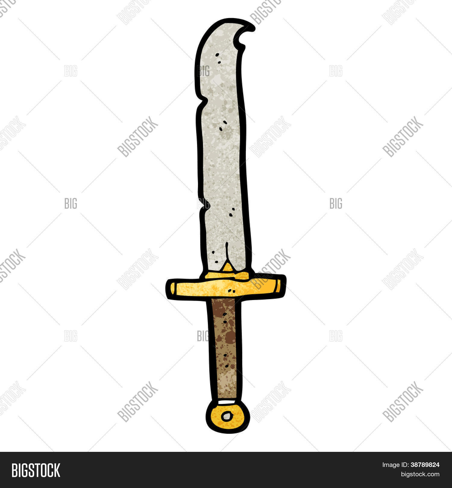Cartoon Old Sword Vector & Photo (Free Trial) | Bigstock