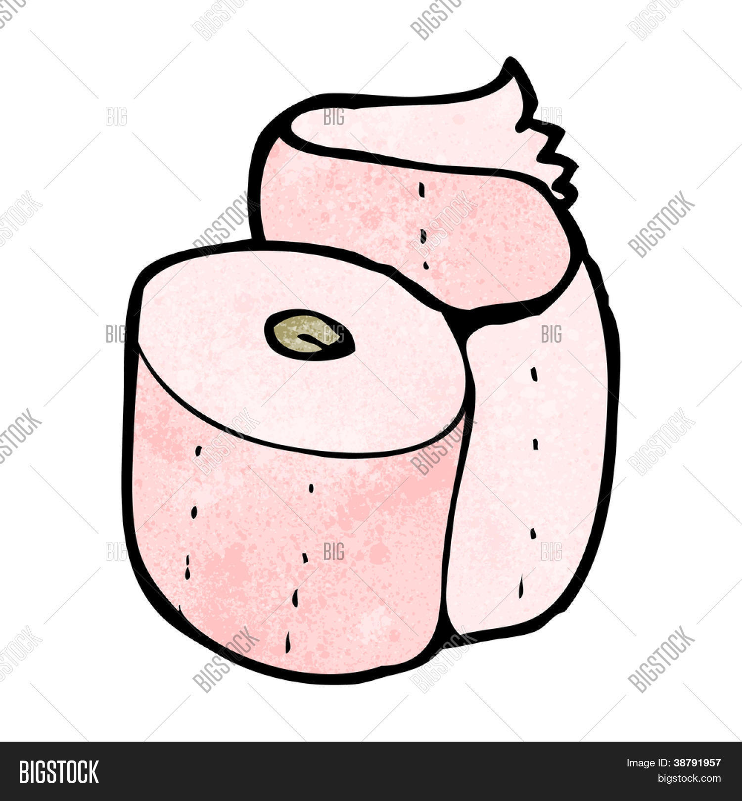 Toilet Paper Cartoon Vector & Photo (Free Trial) | Bigstock