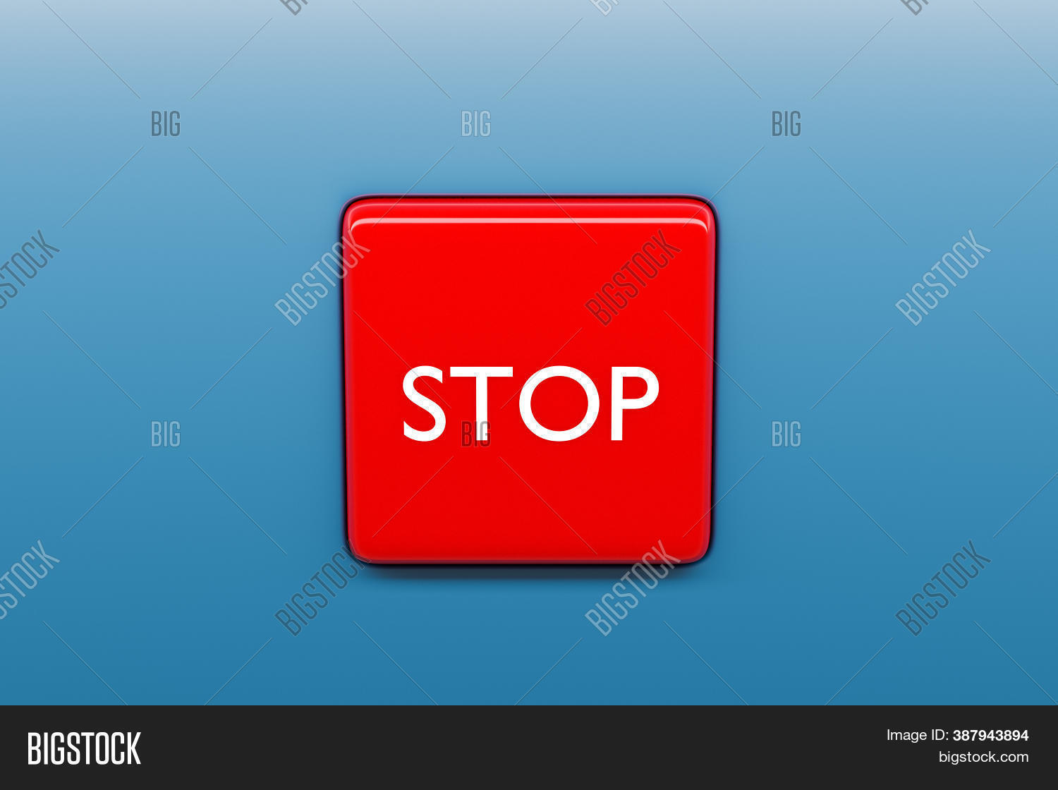 3d Illustration Stop Image & Photo (Free Trial) | Bigstock