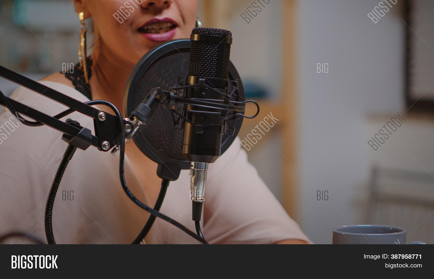 Close Woman Talking On Image & Photo (Free Trial) | Bigstock