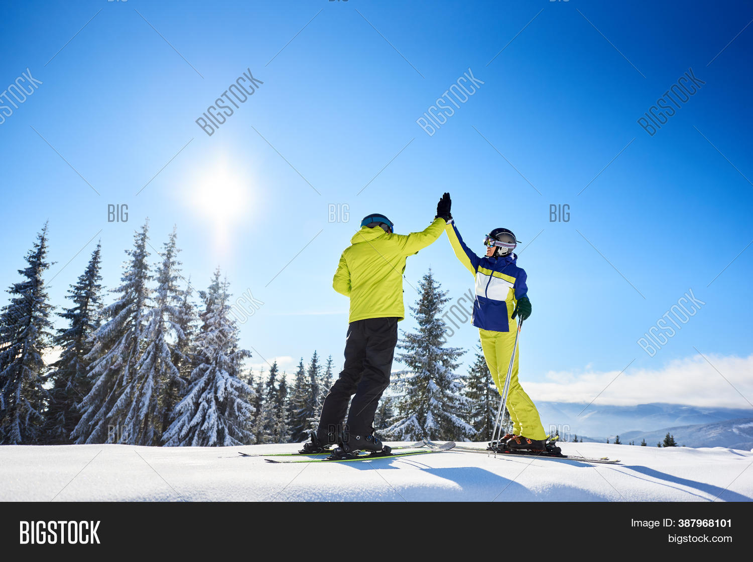 Couple High-five Each Image & Photo (Free Trial) | Bigstock