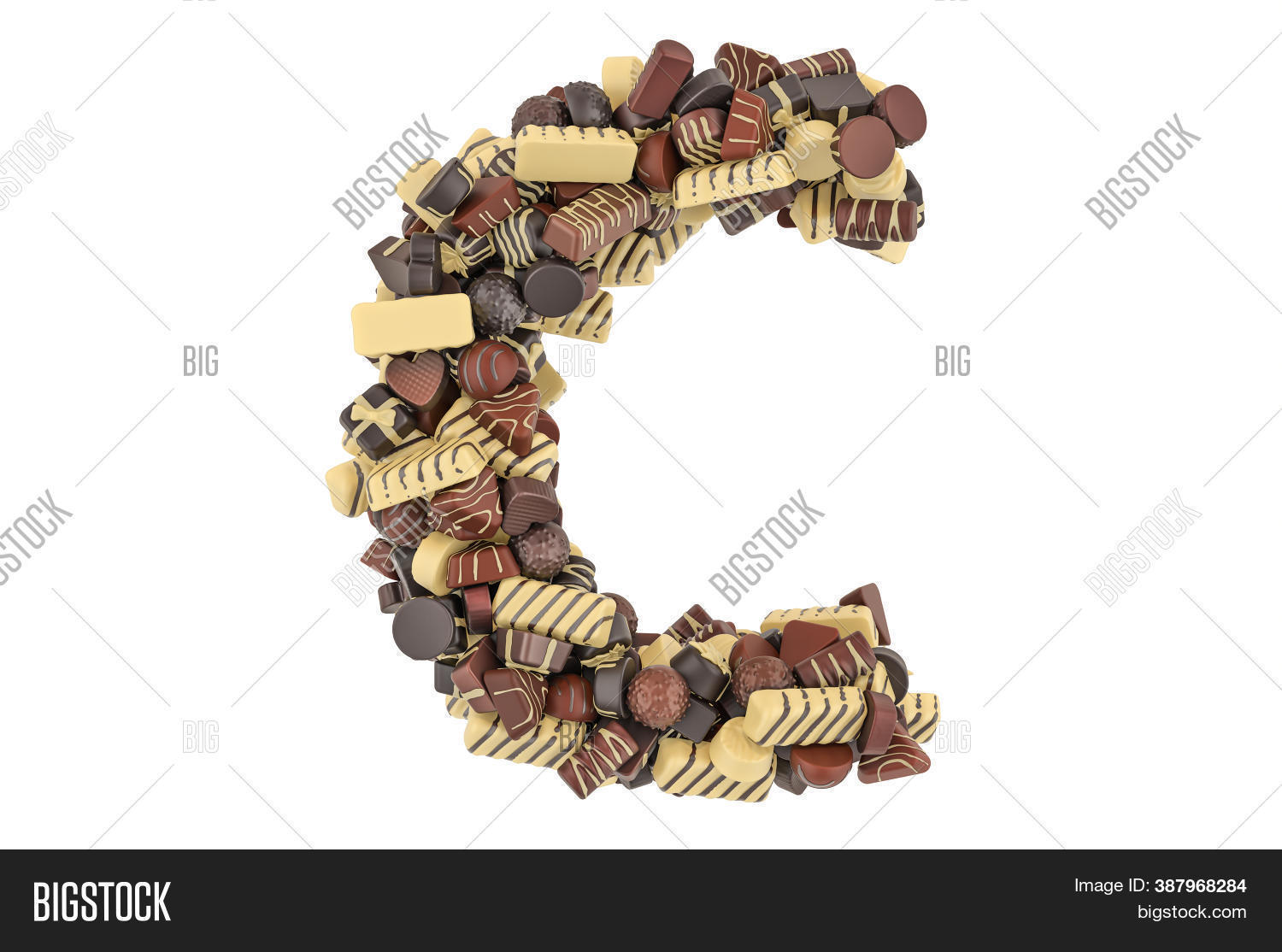 Letter C Chocolate Image & Photo (Free Trial) | Bigstock