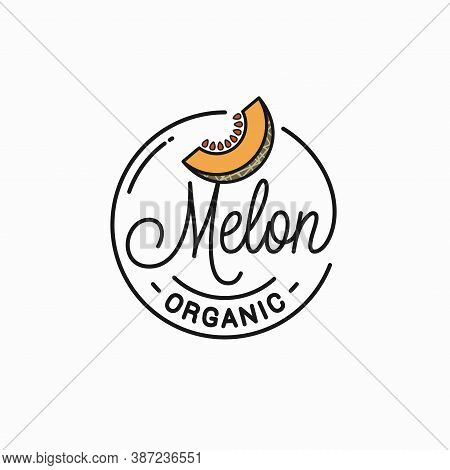 Melon Logo. Round Vector & Photo (Free Trial) | Bigstock