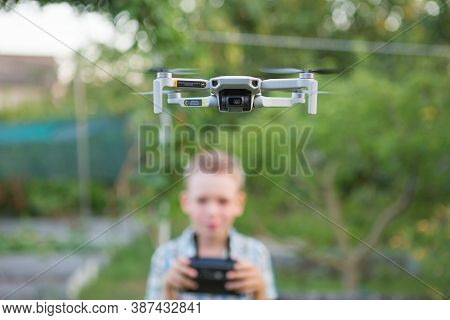 Kid Flying Drone. Boy Image & Photo (Free Trial) | Bigstock