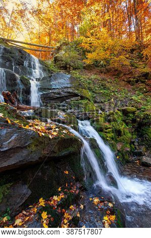 Waterfall Autumn Image & Photo (Free Trial) | Bigstock