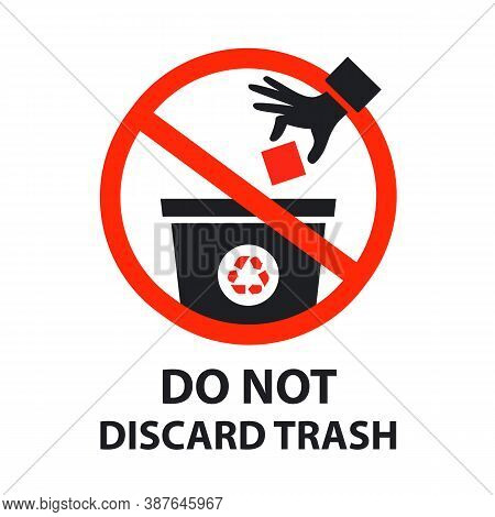 Do Not Discard Trash Vector & Photo (Free Trial) | Bigstock