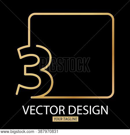 Stylized Number 3 Vector & Photo (Free Trial) | Bigstock