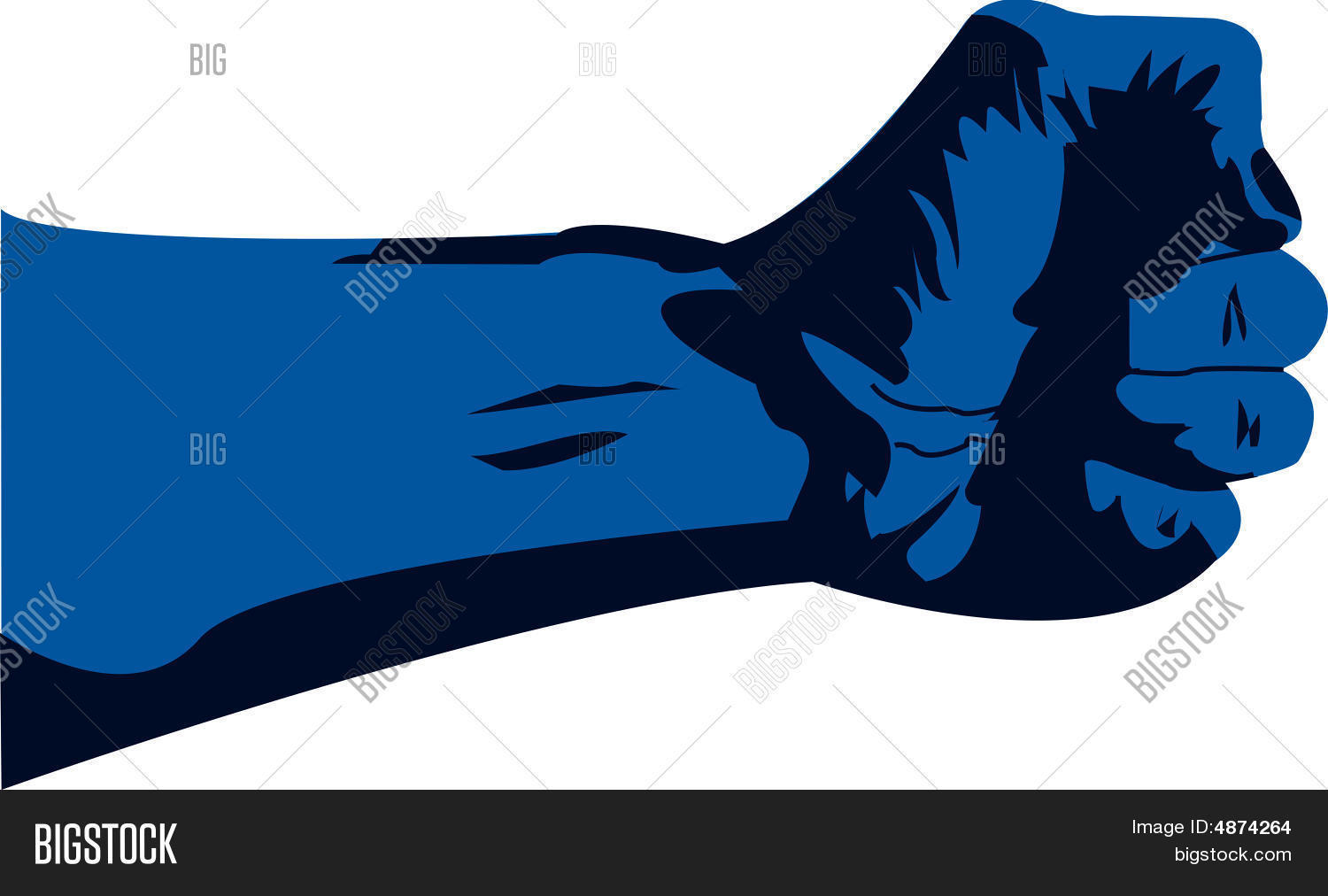 Blue Hand Grabbing Vector & Photo (Free Trial) | Bigstock