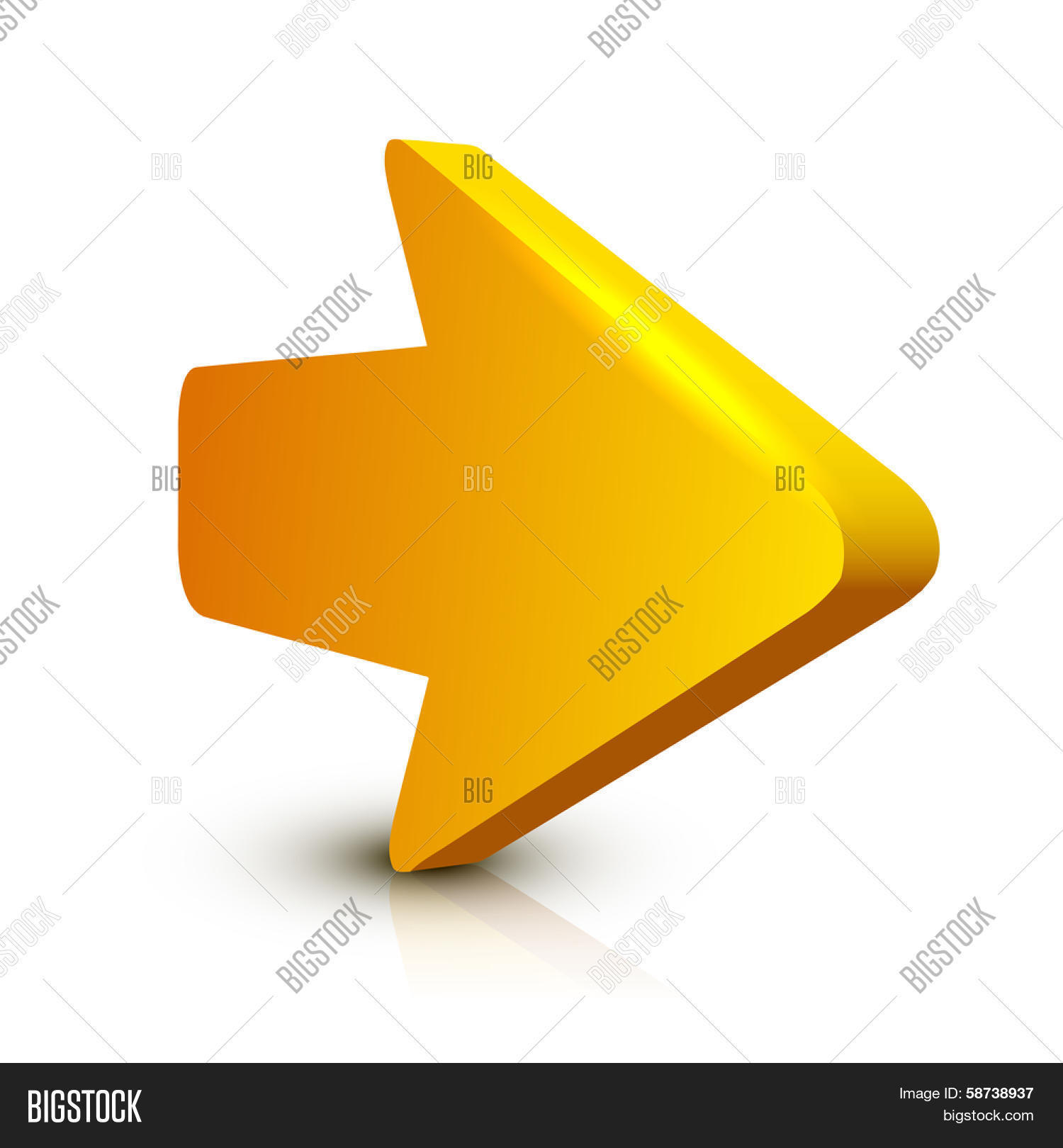 Arrow 3D Vector & Photo (Free Trial) | Bigstock