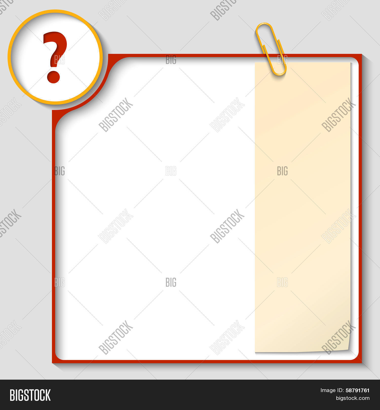 Red Frame Text Vector & Photo (Free Trial) | Bigstock