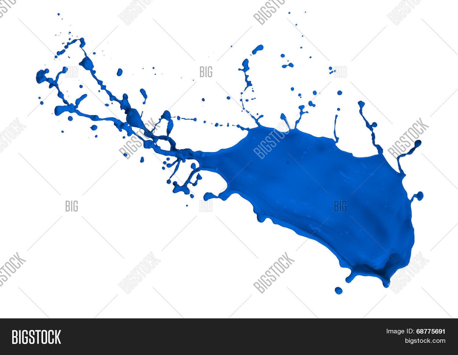 Blue Paint Splash Image & Photo (Free Trial) | Bigstock