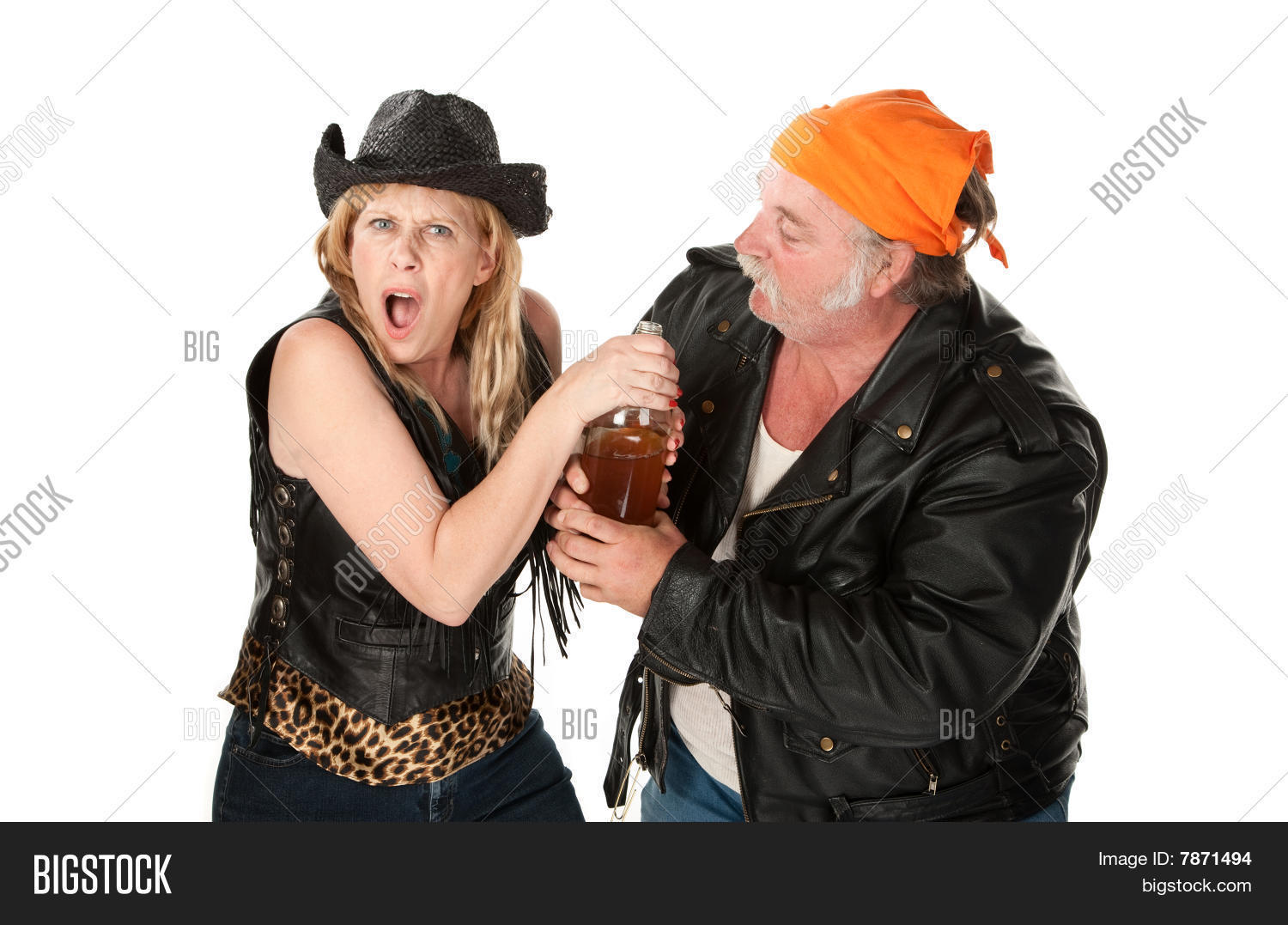 Motorcycle Gang Couple Image & Photo (Free Trial) | Bigstock