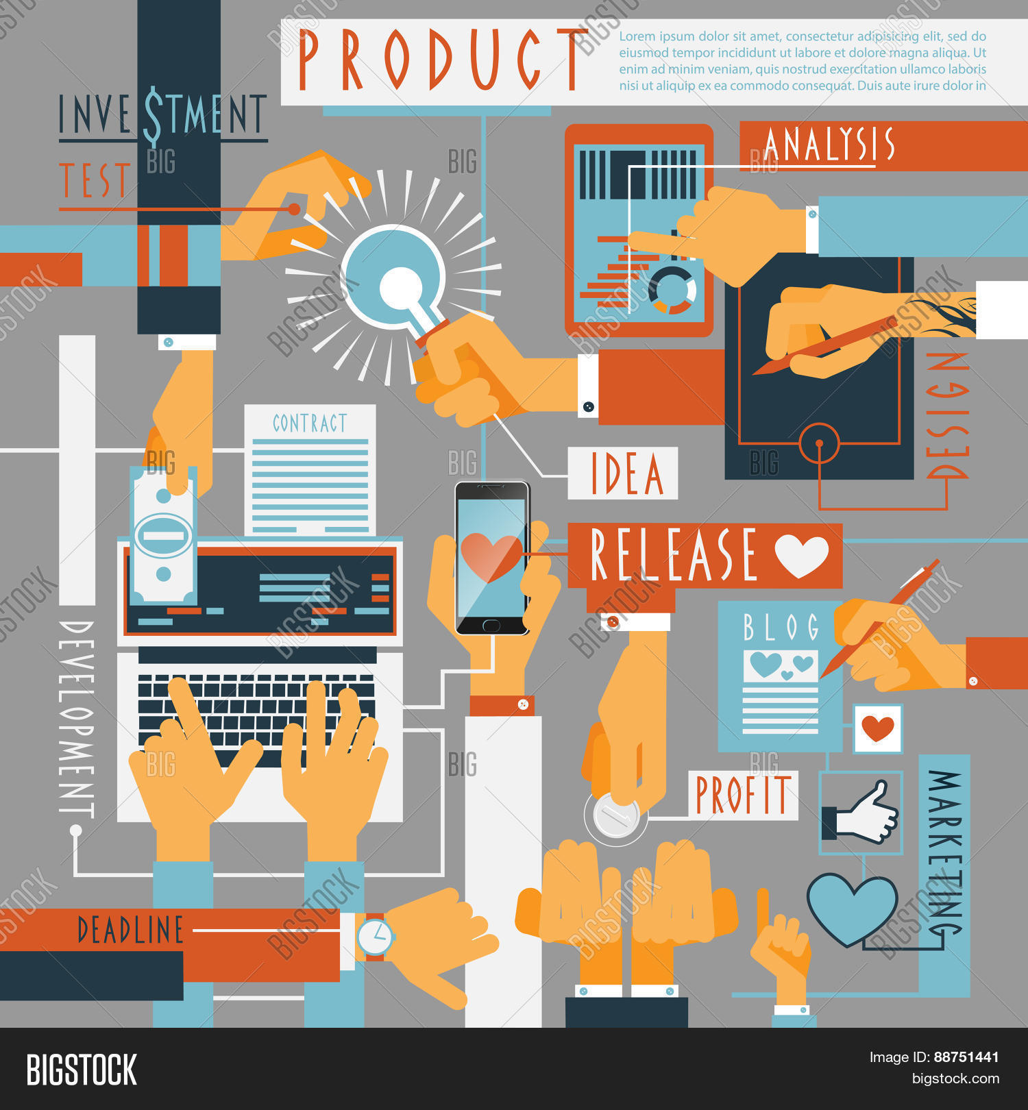 Hand Icons Production Vector & Photo (Free Trial) | Bigstock