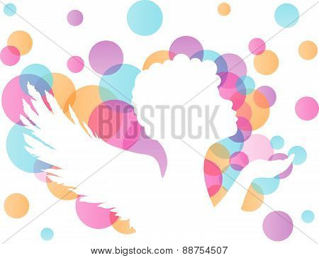 White Angel Vector Vector & Photo (Free Trial) | Bigstock