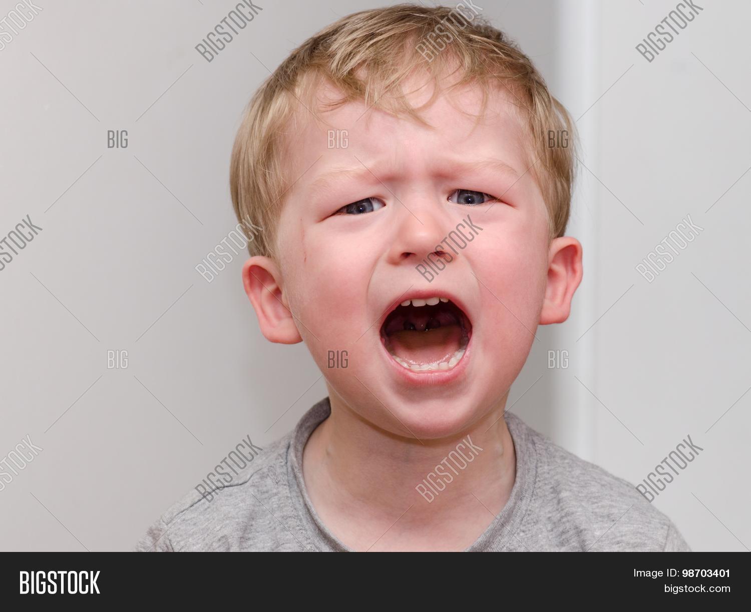 Little Angry Crying Image & Photo (Free Trial) | Bigstock