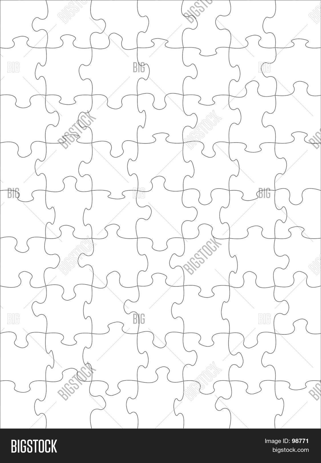 White Puzzle Pieces Image & Photo (Free Trial) | Bigstock