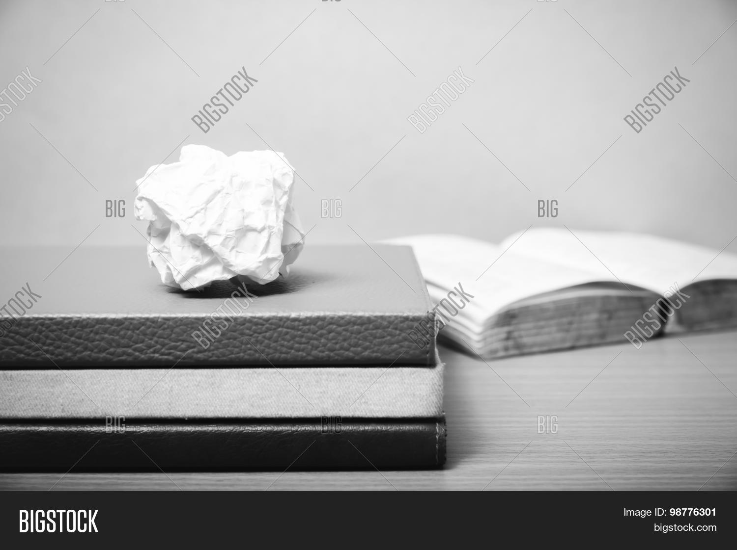 Book Crumpled Paper Image & Photo (Free Trial) | Bigstock