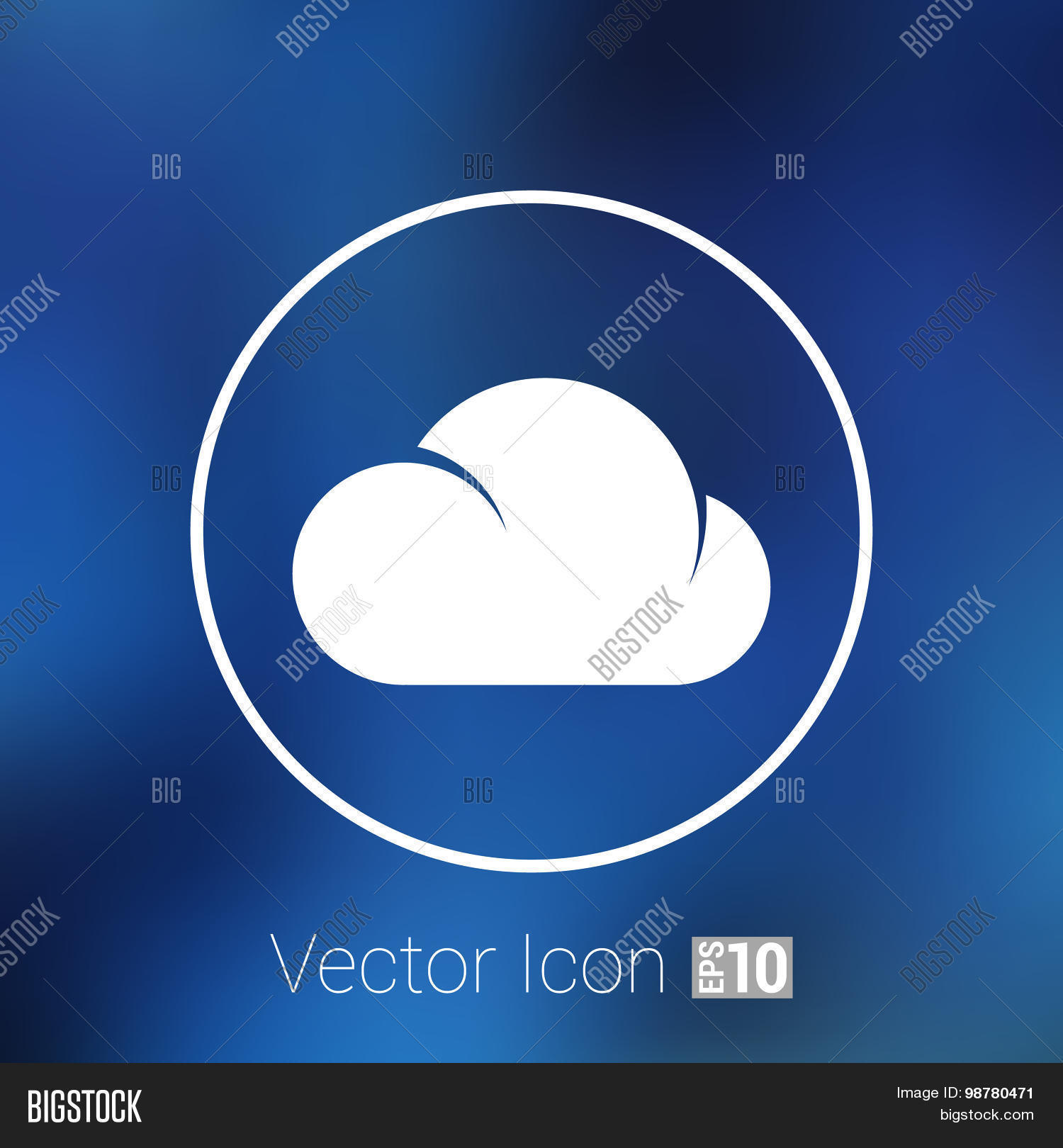 Cloud Icon Sharing Vector & Photo (Free Trial) | Bigstock