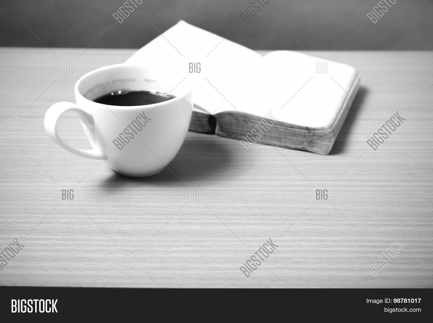 Open Book Coffee Black Image & Photo (Free Trial) | Bigstock