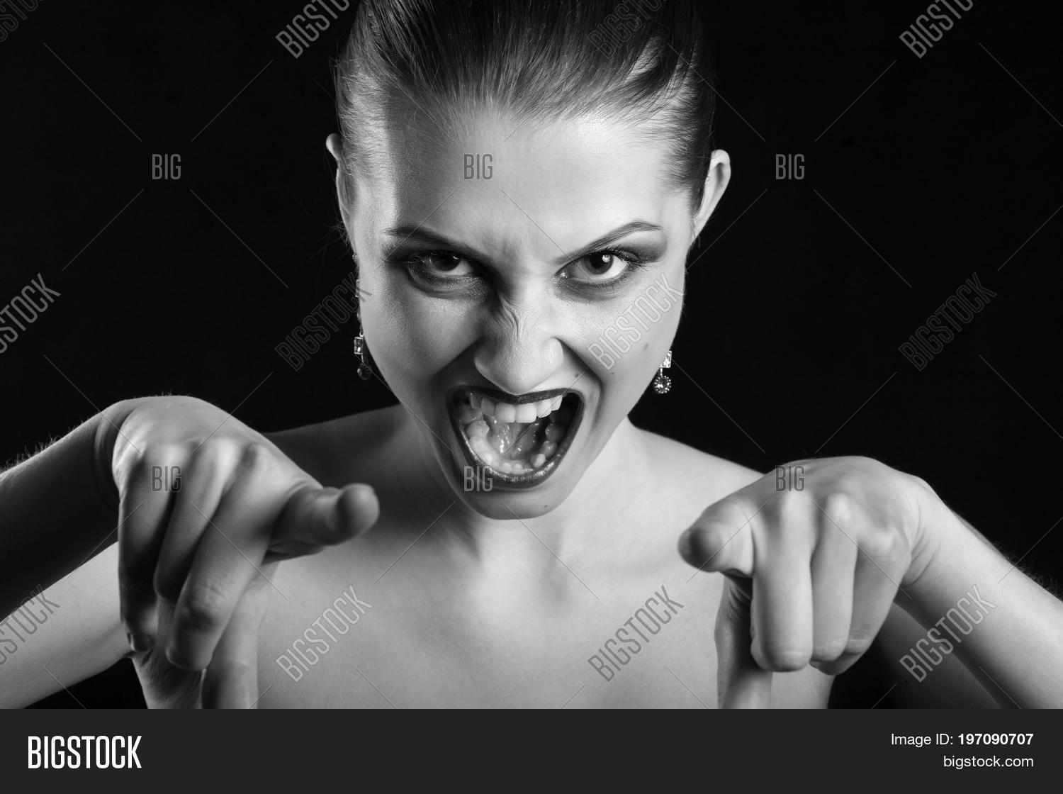 Angry Beautiful Woman Image & Photo (Free Trial) | Bigstock