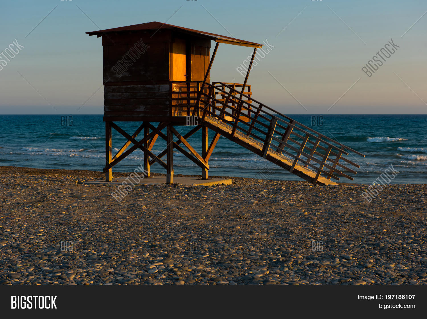 Baywatch Tower On Image & Photo (Free Trial) | Bigstock