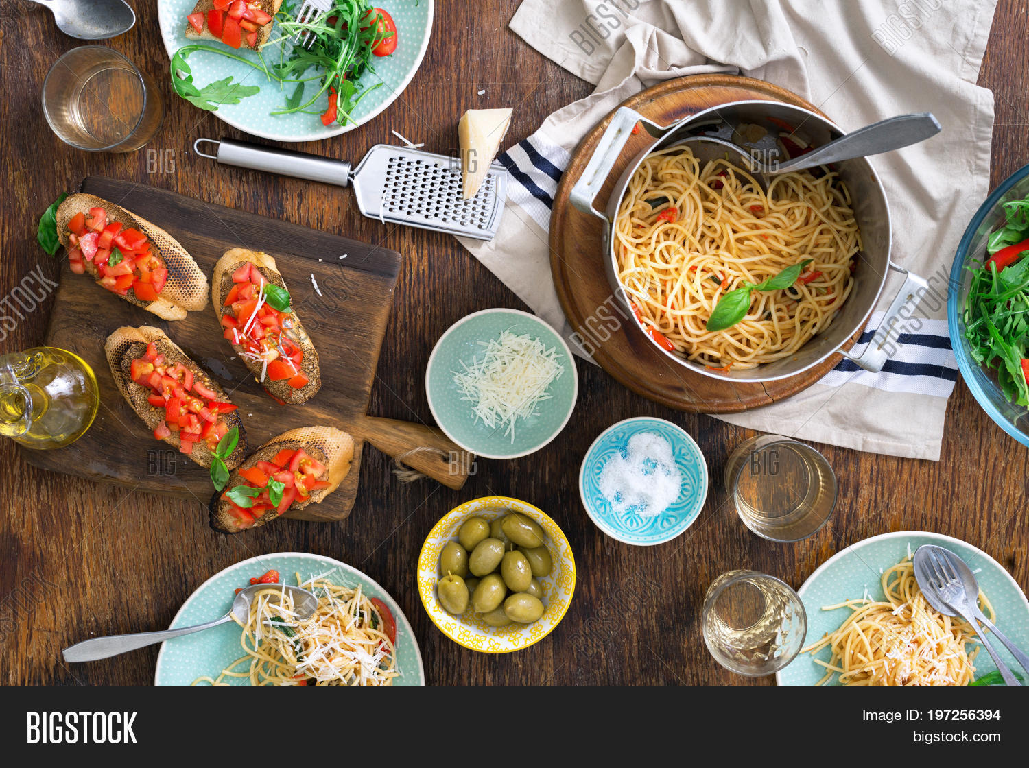 Italian Dinner Table Image & Photo (Free Trial) | Bigstock