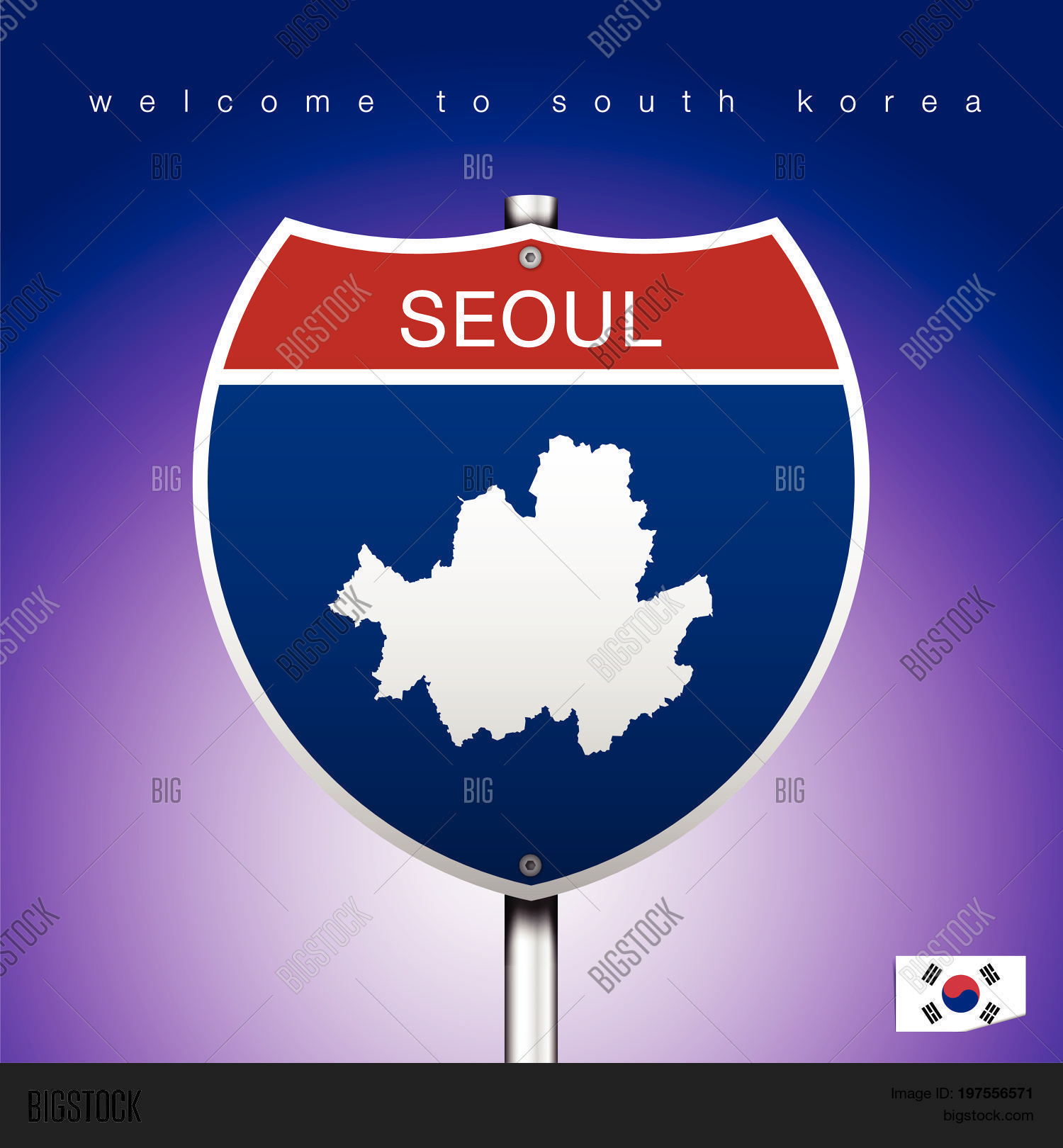 Sign Road America Vector & Photo (Free Trial) | Bigstock
